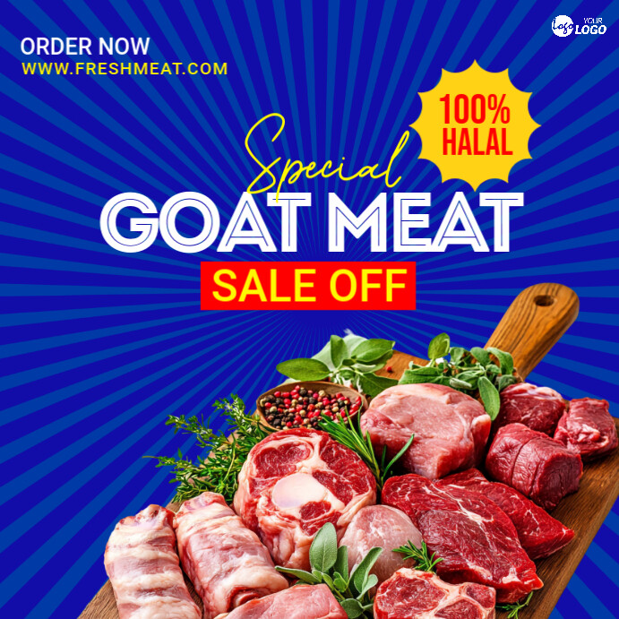Goat Meat Sale Offer Post Templat | PosterMyWall