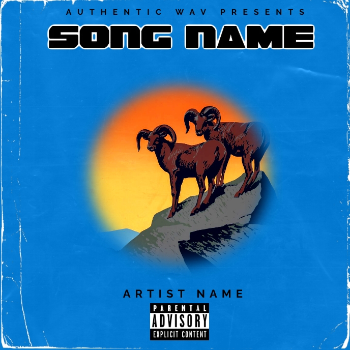 Goats album cover template | PosterMyWall