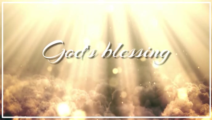 Copy of God's blessing vedio | PosterMyWall