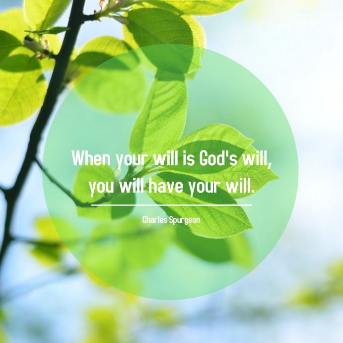 God's will Template | PosterMyWall