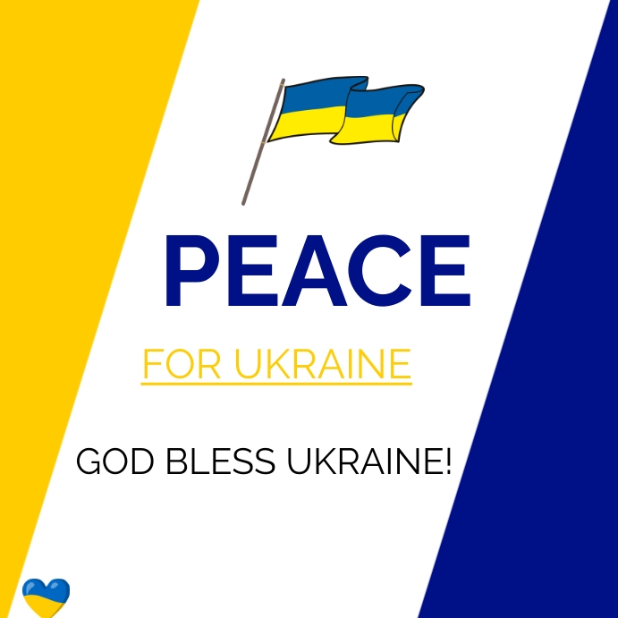 God bless Ukraine Template | PosterMyWall