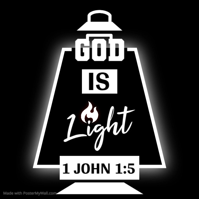 GOD is Light Template | PosterMyWall