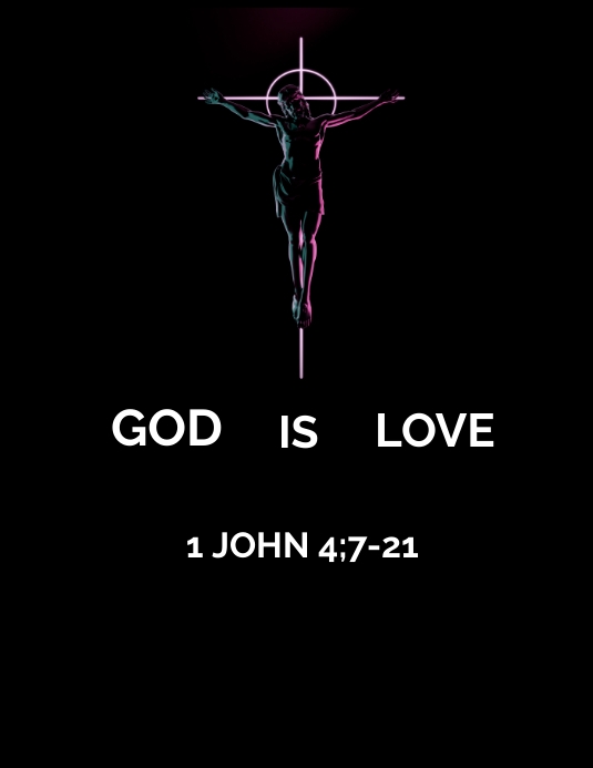 GOD IS LOVE Template | PosterMyWall