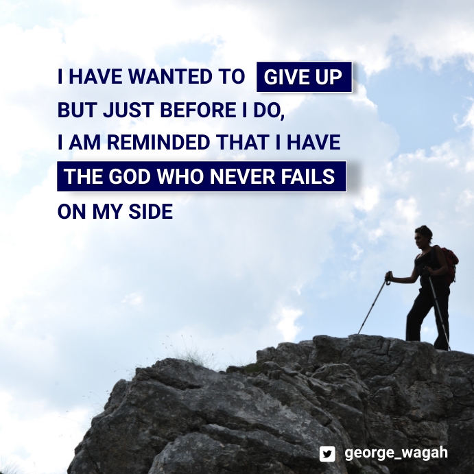 God quote Template | PosterMyWall