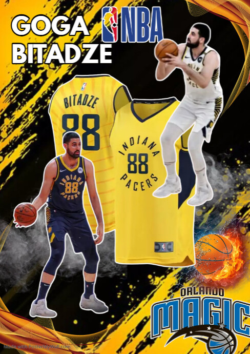 Goga Bitadze Template | PosterMyWall