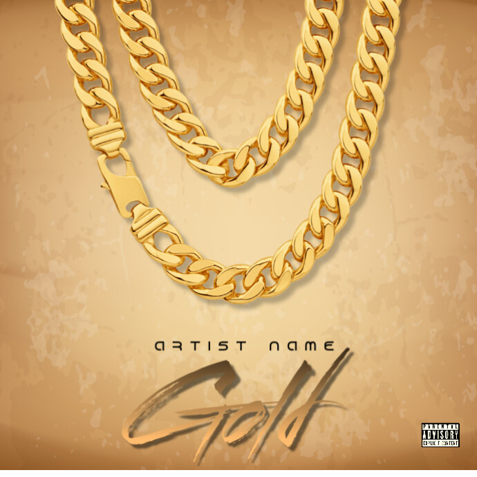 Gold album cover Template | PosterMyWall