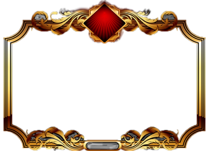 gold and red frame illustration Template | PosterMyWall