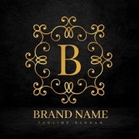 Gold Frame Logo Template | PosterMyWall