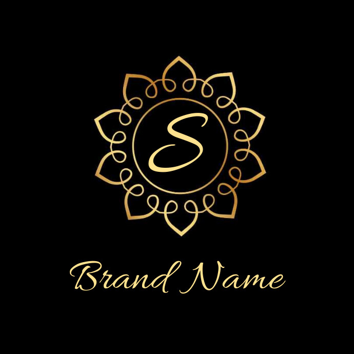 Gold Brand Logo Template | PosterMyWall