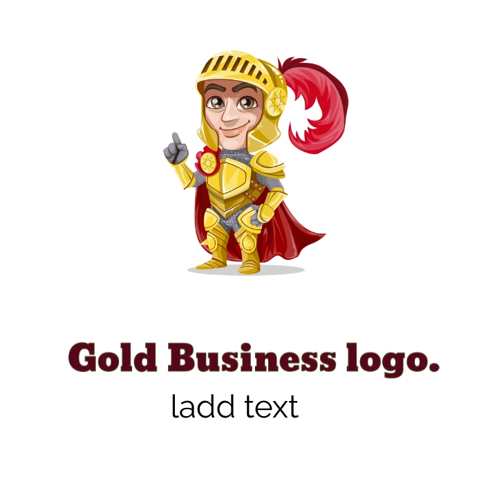 Gold business logo. Template | PosterMyWall