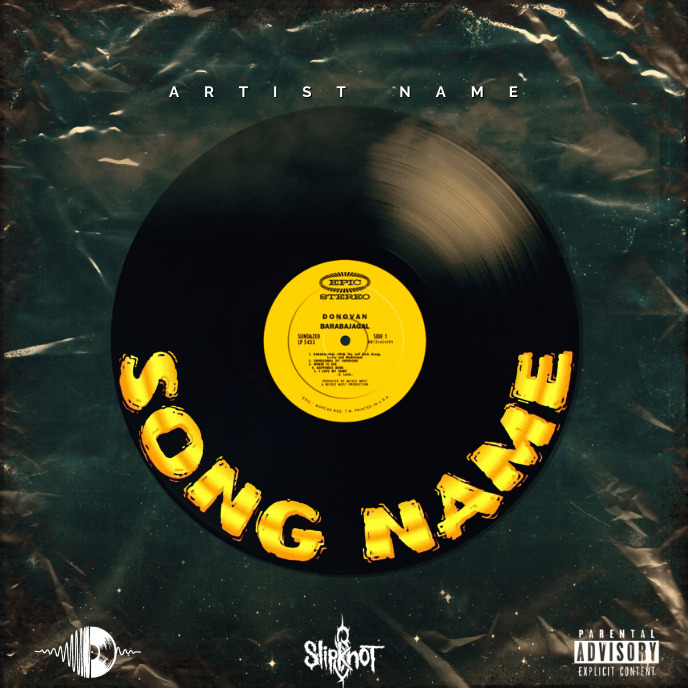 Gold Cover music Album art trap mixtape rap Template | PosterMyWall