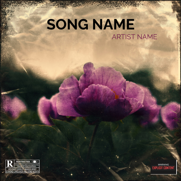 Gold Cover music Album art trap mixtape rap Template | PosterMyWall