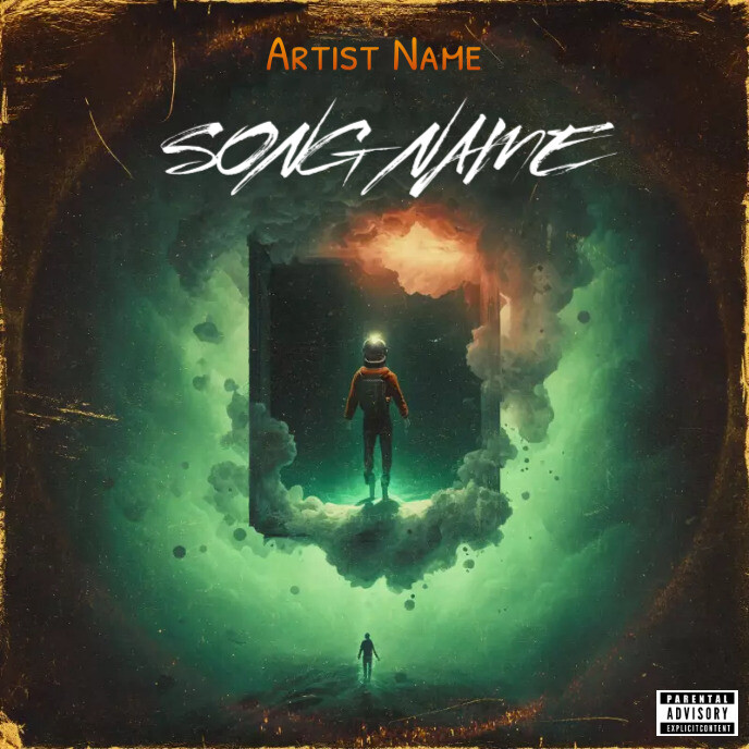 Gold Cover music Album art trap mixtape rap Template | PosterMyWall