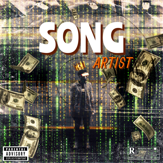 Gold Cover music Album art trap mixtape rap | PosterMyWall