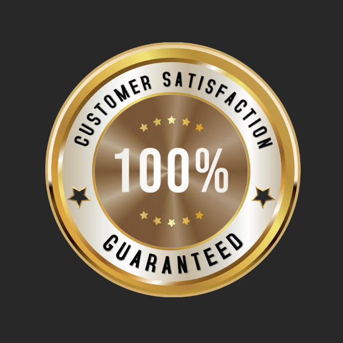 Gold Customer Satisfaction Label Template | PosterMyWall