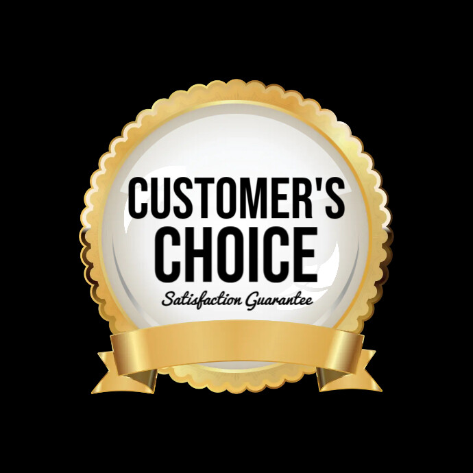 Copy of Gold Customers Choice Label | PosterMyWall