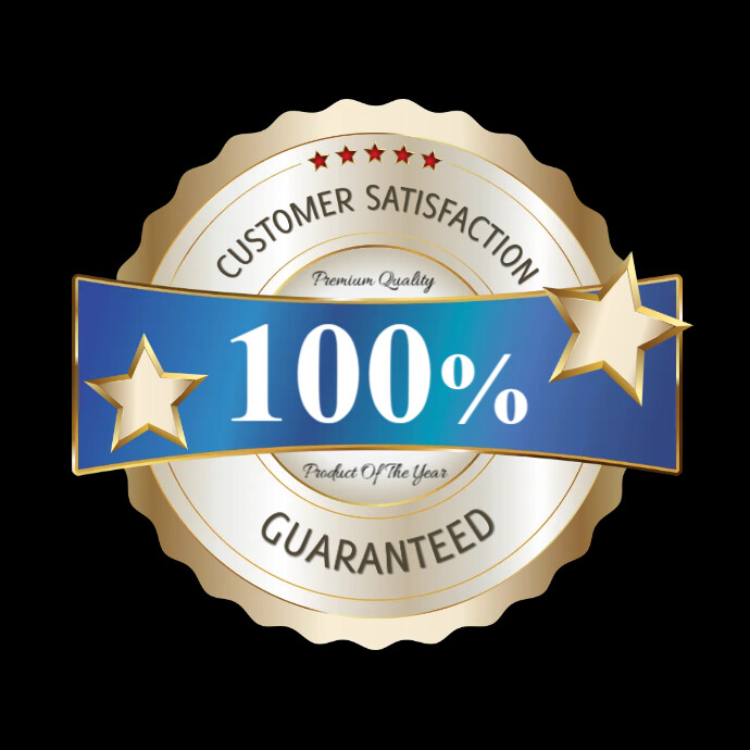 Gold Customers Satisfaction Label Template | PosterMyWall