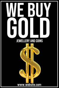 Gold Template | PosterMyWall