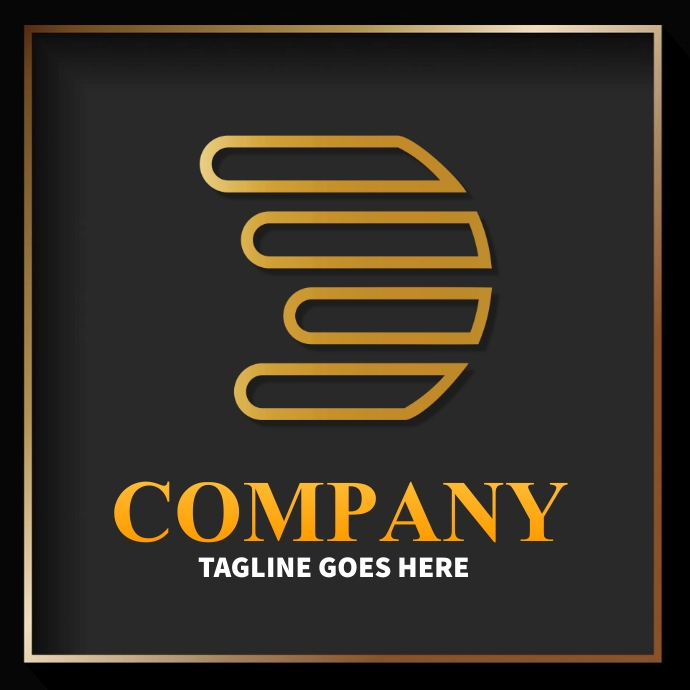 Gold E Logo Template | PosterMyWall