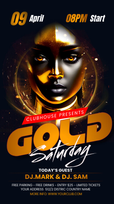 Copy of gold event | PosterMyWall