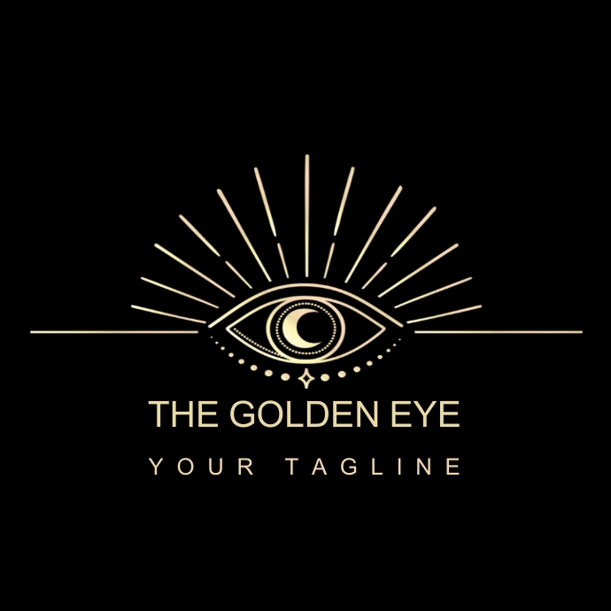 Copy of Gold Eye Business Logo Template | PosterMyWall