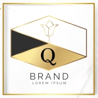 Round Gold Logo Template | PosterMyWall