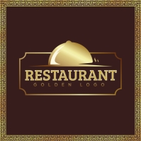 Gold Food Logo Template | PosterMyWall