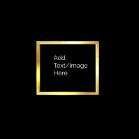 Gold Frame template | PosterMyWall