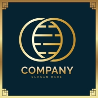 Gold Cube Logo Template | PosterMyWall