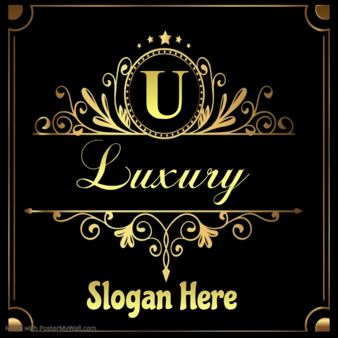 Gold Hotel Logo Template | PosterMyWall