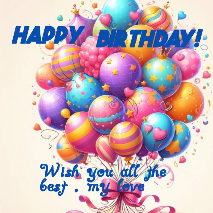 Gold Joyful Happy birthday template | PosterMyWall