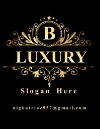 Luxury gold logo Template | PosterMyWall