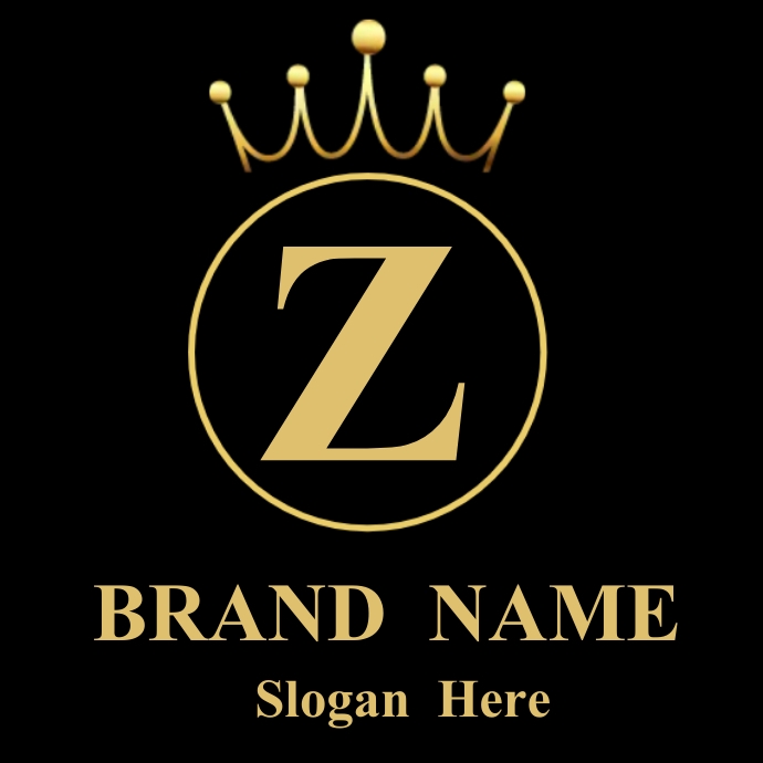 Gold Letter Logo Template | PosterMyWall