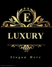 Gold Letter Logo Template | PosterMyWall