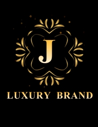 Gold Letter Logo Template | PosterMyWall