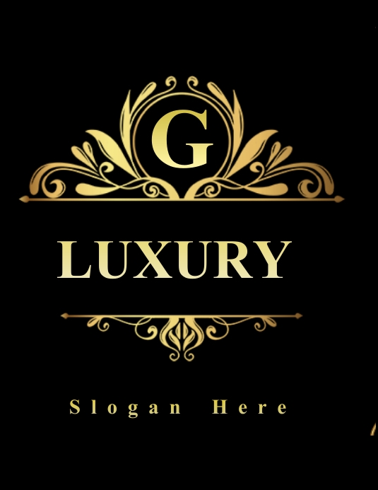 Gold Letter Logo Template | PosterMyWall