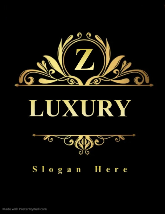 Gold Letter Logo Template | PosterMyWall