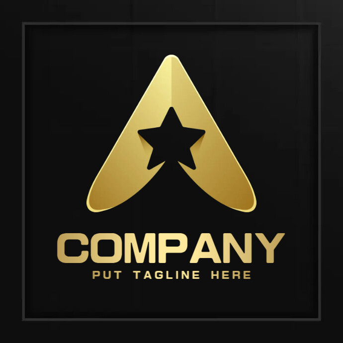 Gold Logo Design Template | PosterMyWall