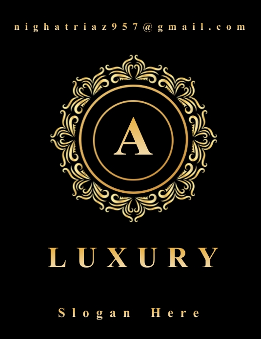 Gold Logo Design Template | PosterMyWall