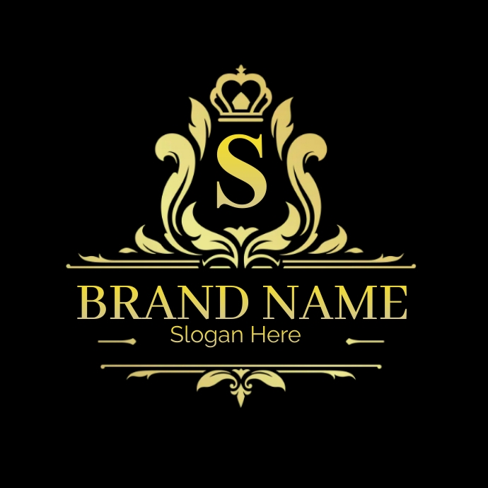 Gold logo design Template | PosterMyWall