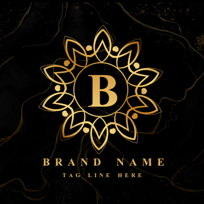 Gold Logo Design Template | PosterMyWall