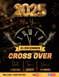 Cross Over 2025 Flyer Template | PosterMyWall