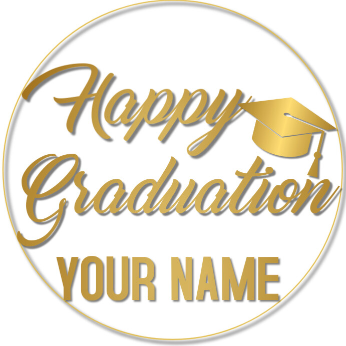 Copy of Gold Maximalist Graduation Cake Topper Instagram Post ...