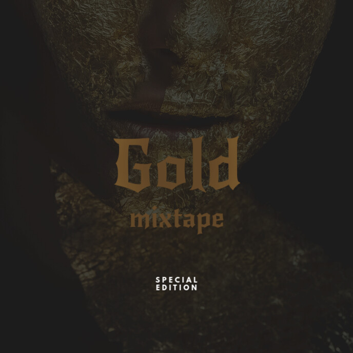 Copy of Gold Mixtape CD Cover | PosterMyWall
