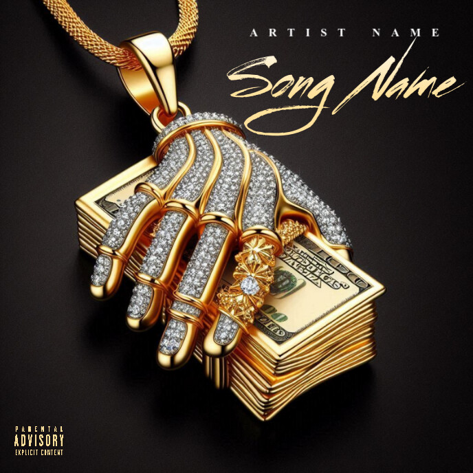 GOLD MIXTAPE COVER Template | PosterMyWall