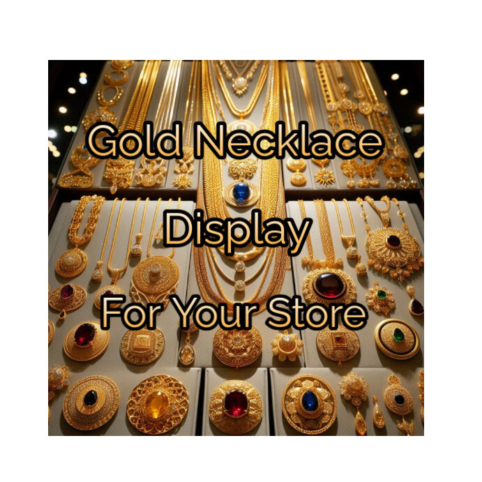 Gold Necklace Template | PosterMyWall