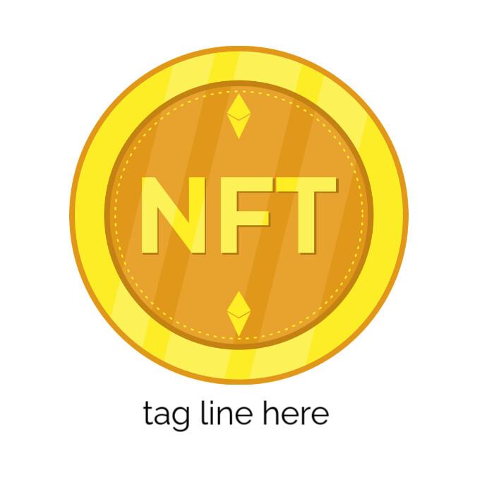 Plantilla de Gold Nft Logo | PosterMyWall