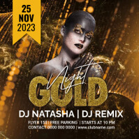 Gold Night Template | PosterMyWall