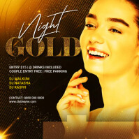 Gold Night Template | PosterMyWall