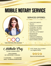 Notary Services Flyer Template | PosterMyWall